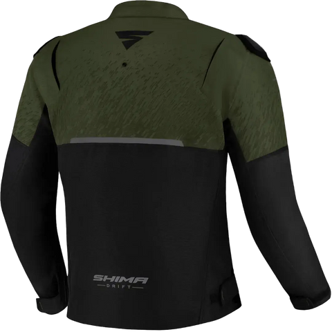 SHIMA Drift Motorcycle Racing Jacket Fabric Black Green - Yamoto.it ...